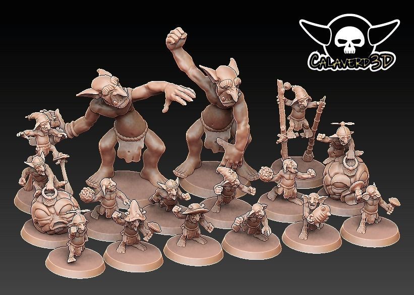Snotling Team for Fantasy football 3D model 3D printable | CGTrader