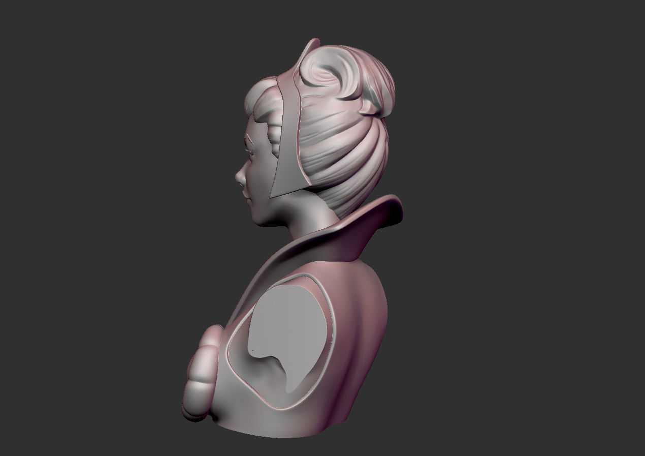 Bust Posed - Teela 3D model 3D printable | CGTrader