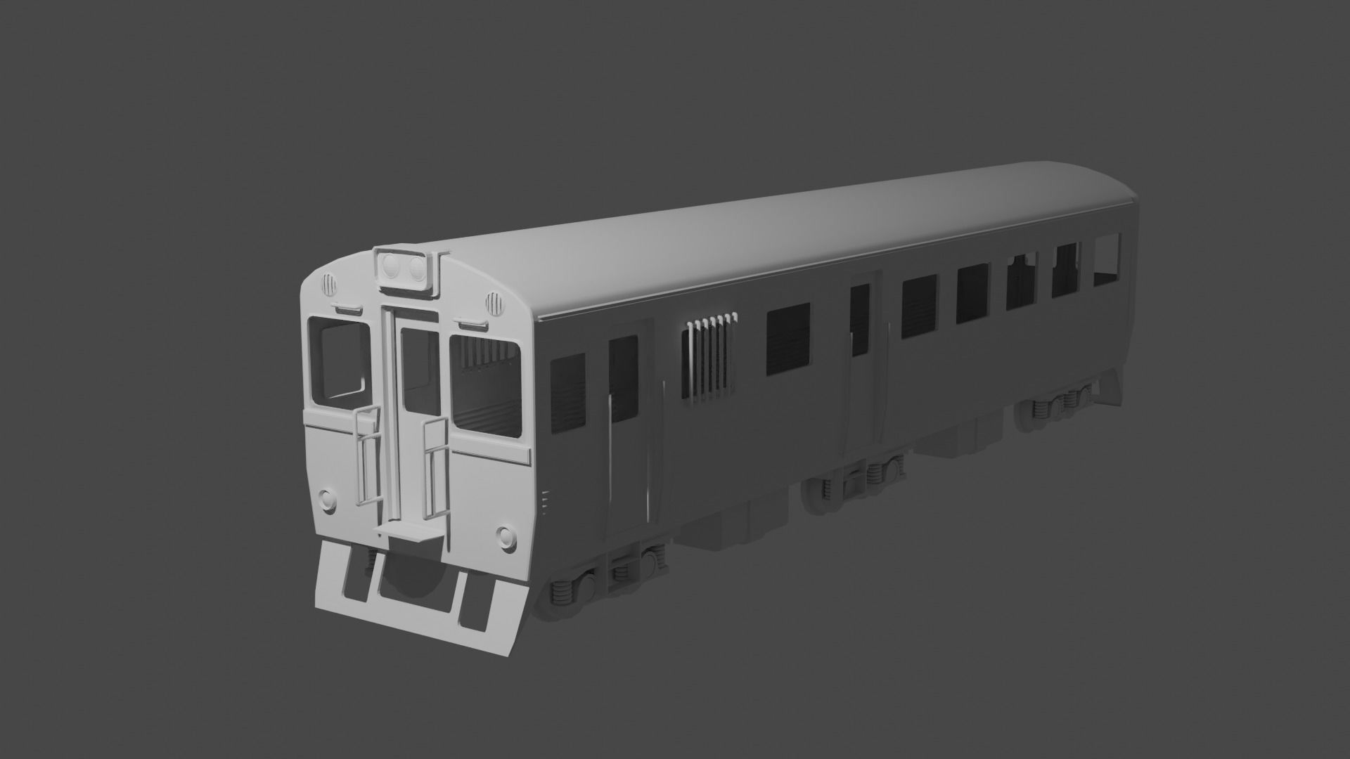 Train subway free 3D model | CGTrader