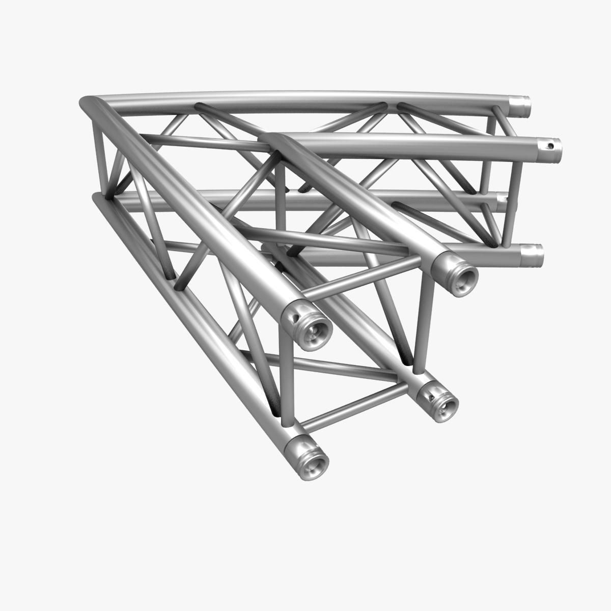 Square Light Trusses Collection - 50 PCS Modular 3D model | CGTrader