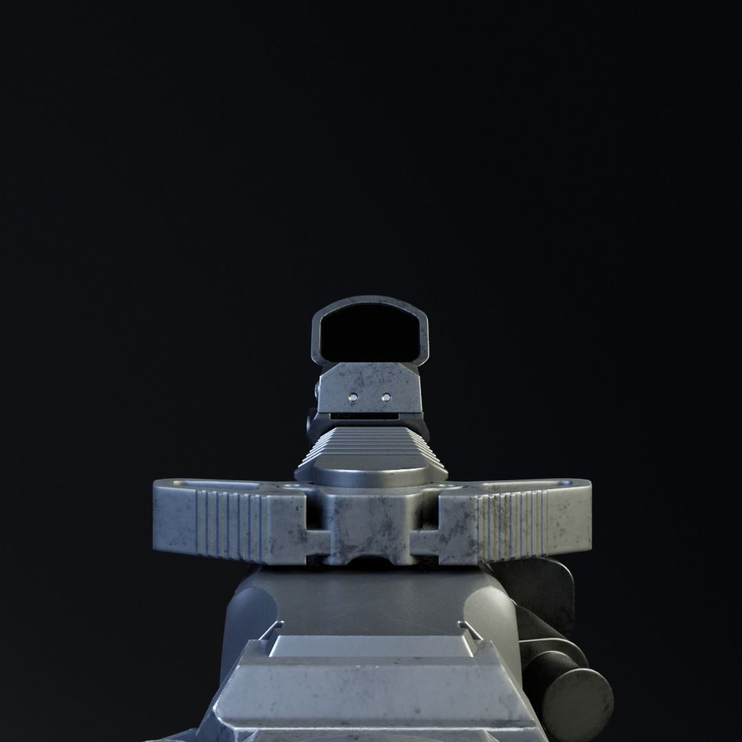 3D model Sig Sauer MCX Custom build Sig Sauer MCX Virtus VR / AR / low ...