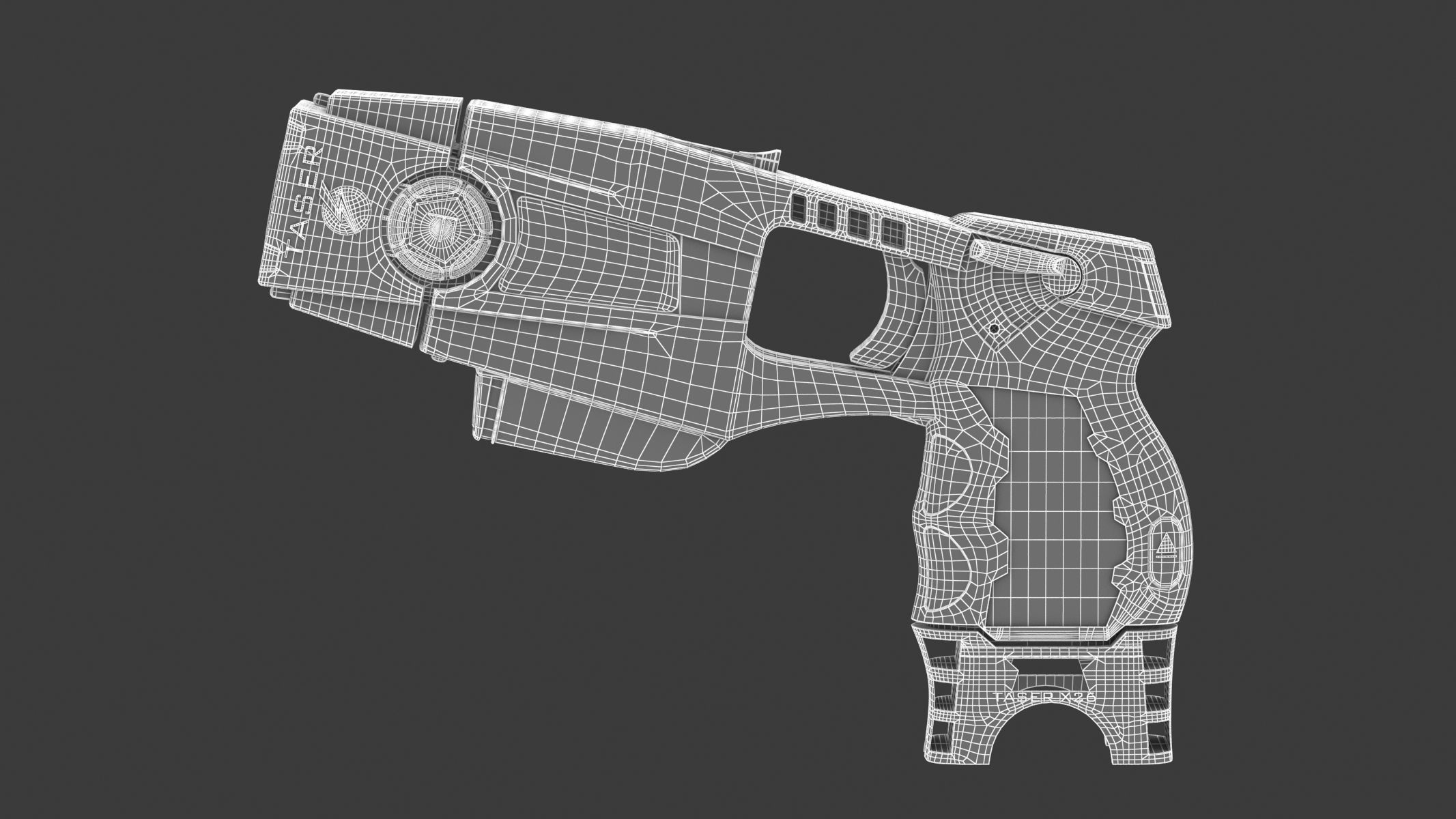 Police Issue X26 Taser 3D model | CGTrader