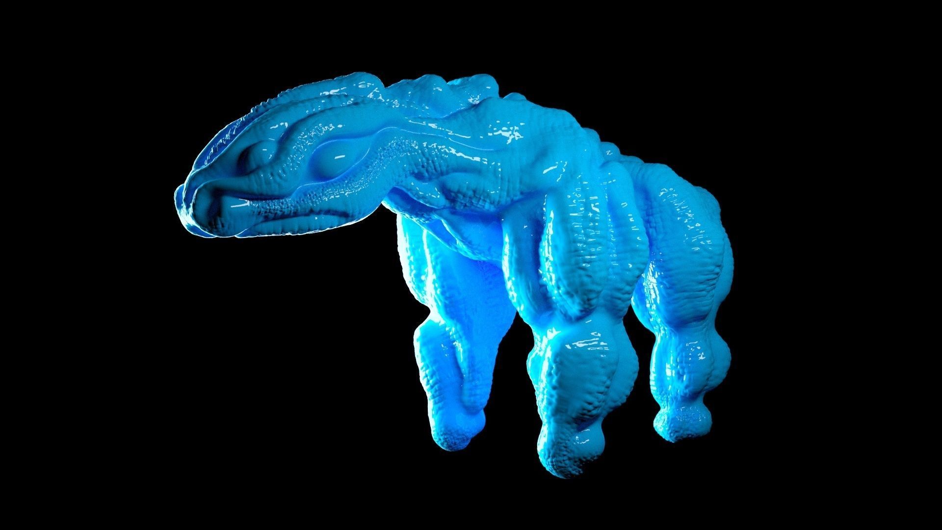 Alien animal free 3D model | CGTrader
