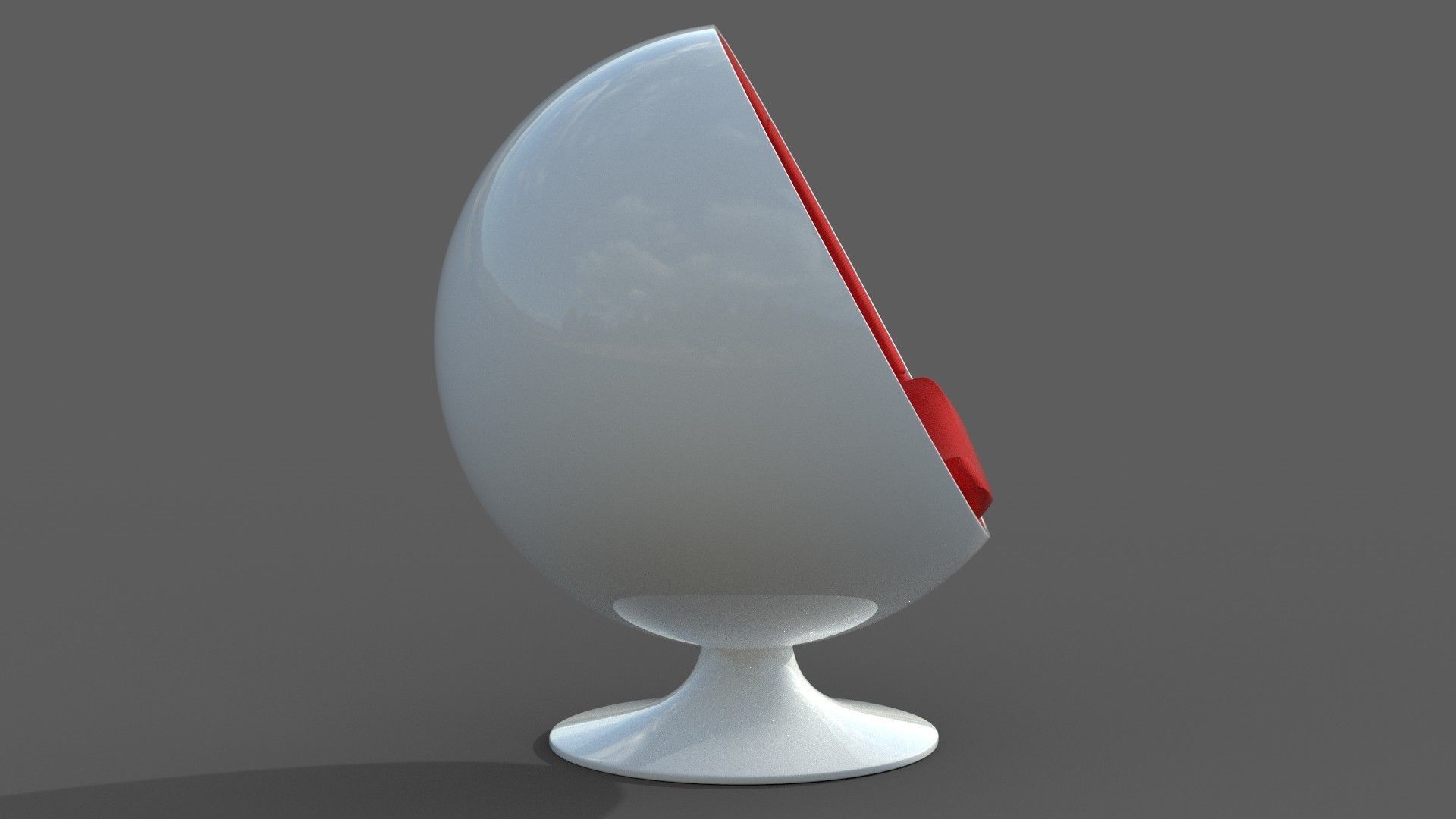 Round chair free 3D model | CGTrader