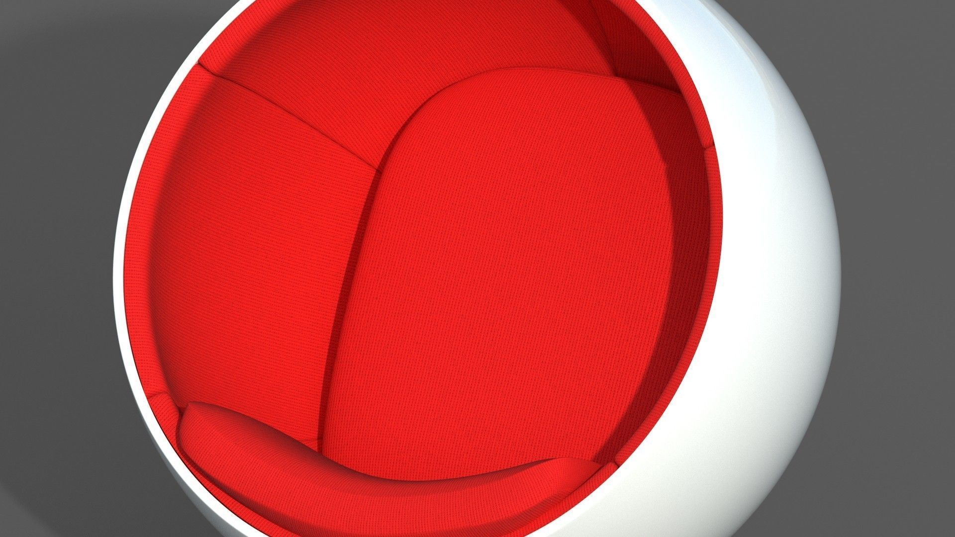 Round chair free 3D model | CGTrader