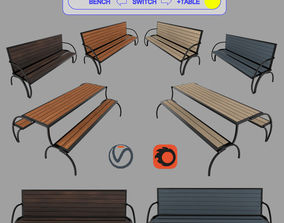 Animated Bench 3D Models | CGTrader