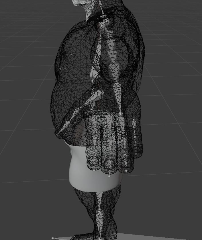 Asian Man Base model 3D model animated rigged | CGTrader