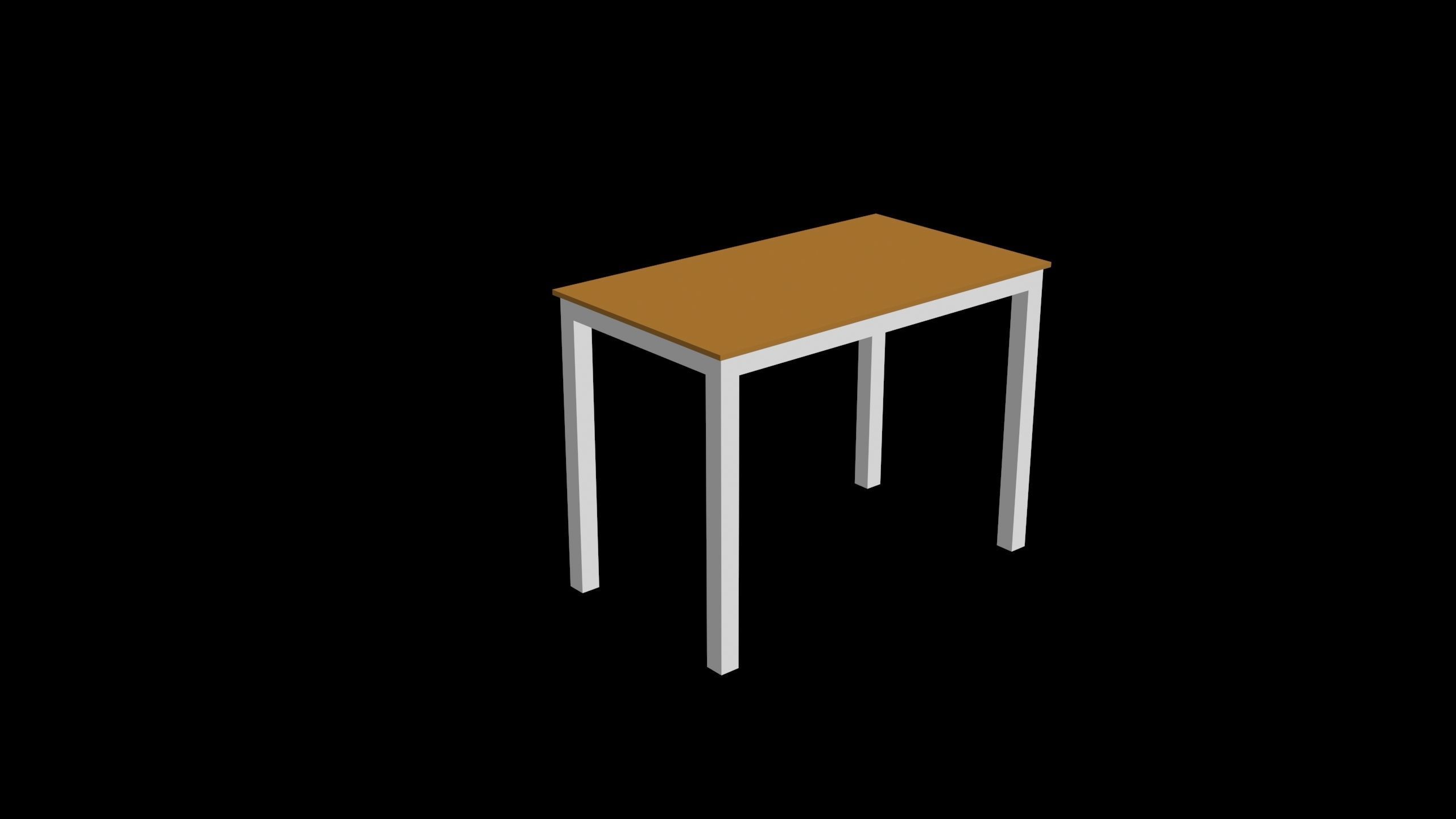 3D Model of a Computer Table free VR / AR / low-poly 3D model | CGTrader