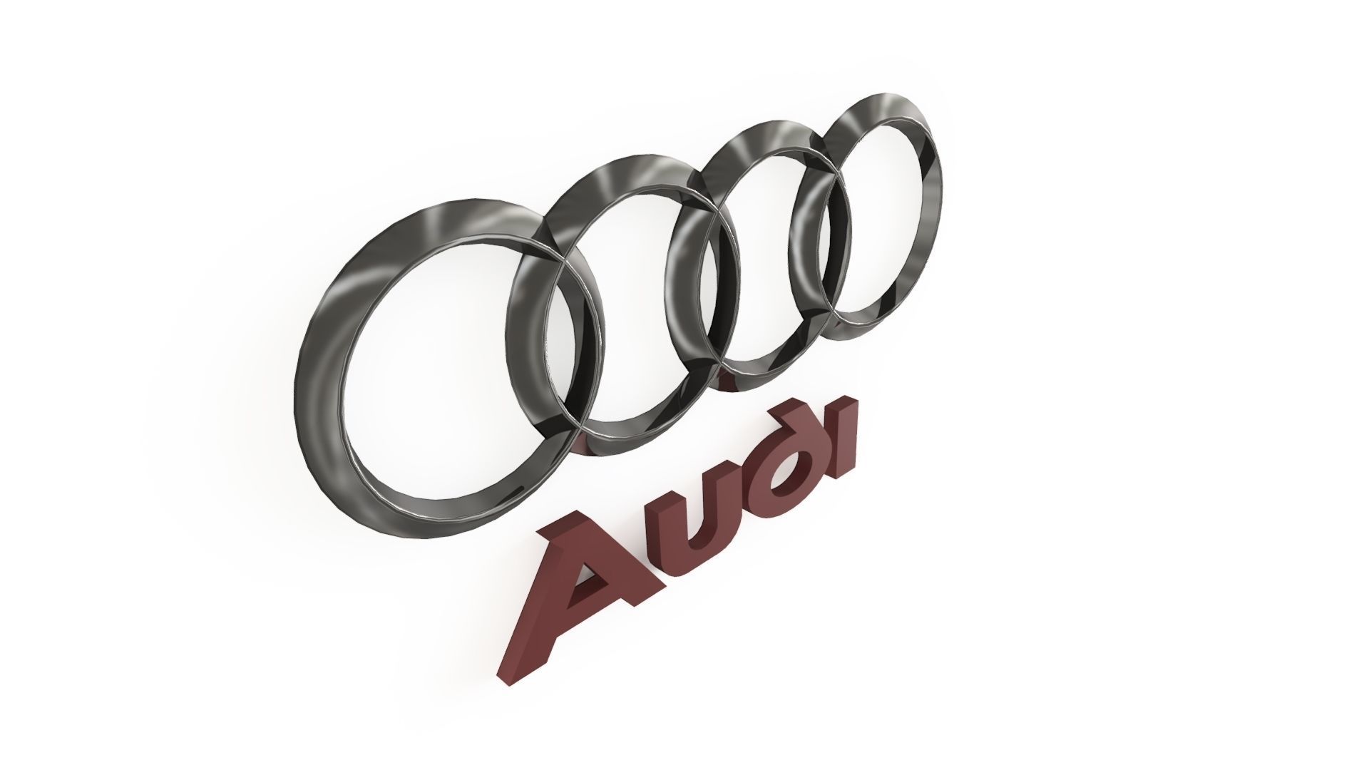3D Audi Emblem 3D model | CGTrader