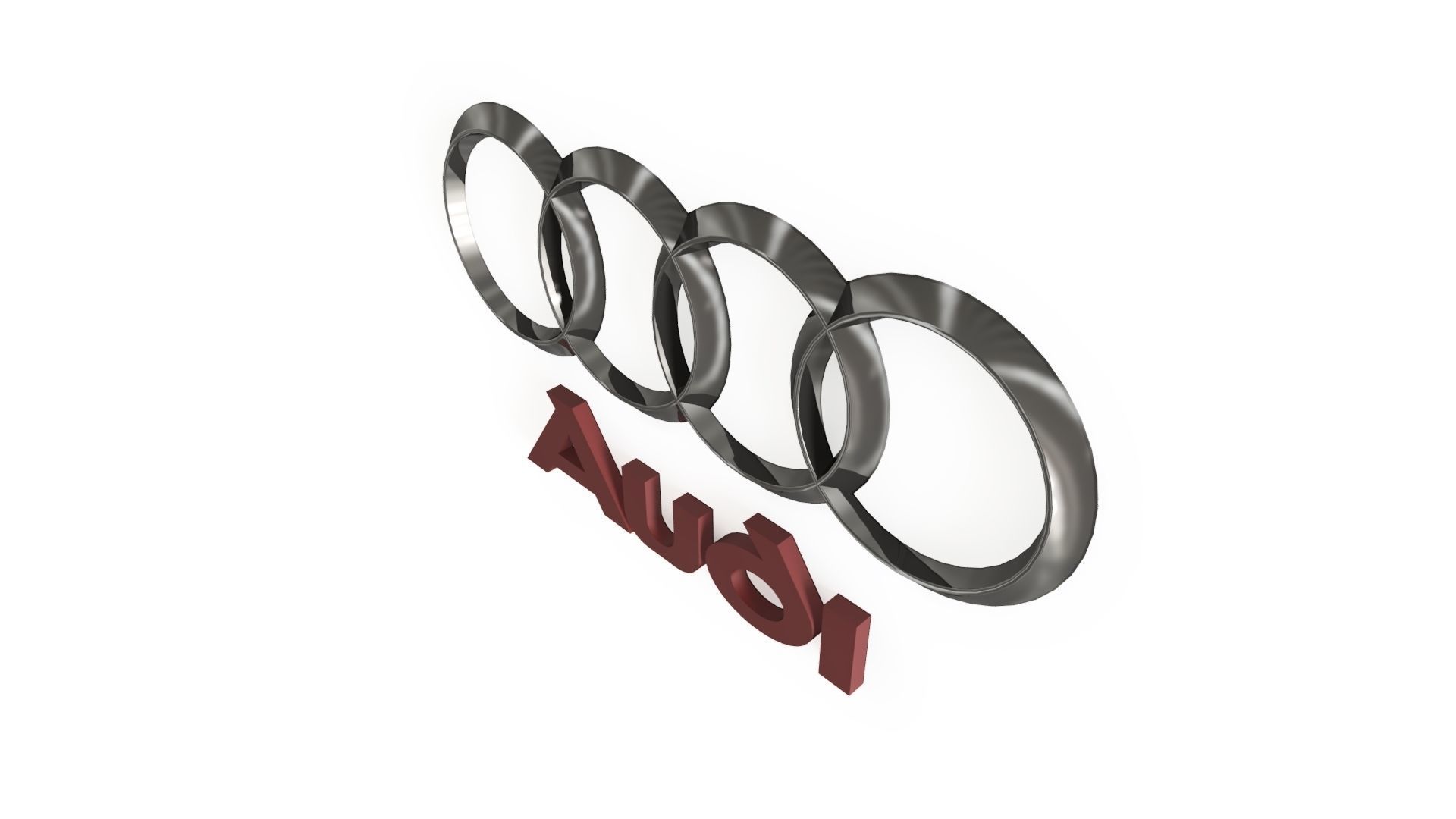3D Audi Emblem 3D model | CGTrader