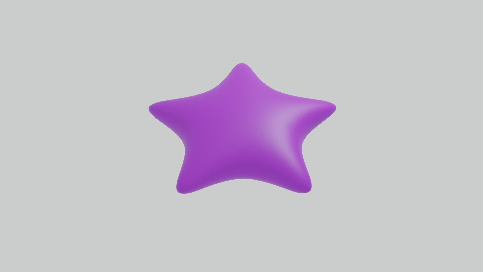 3D model Cartoon star purple VR / AR / low-poly | CGTrader