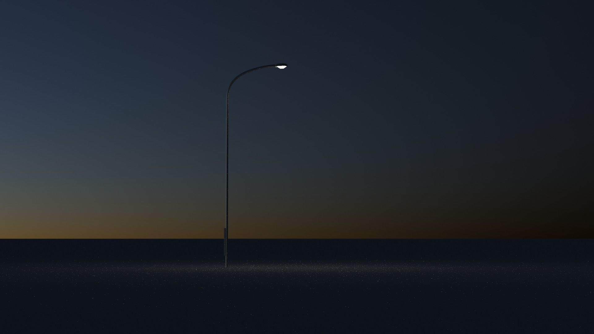 Simple Street Light free 3D model | CGTrader