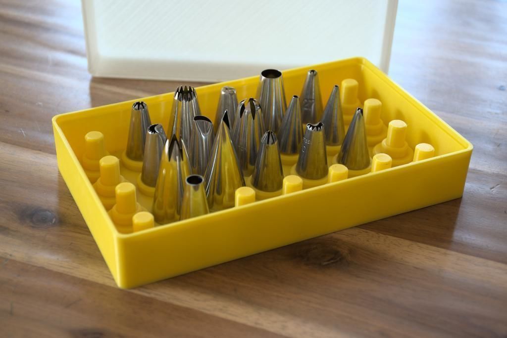 Pastry nozzles box 3D model 3D printable | CGTrader