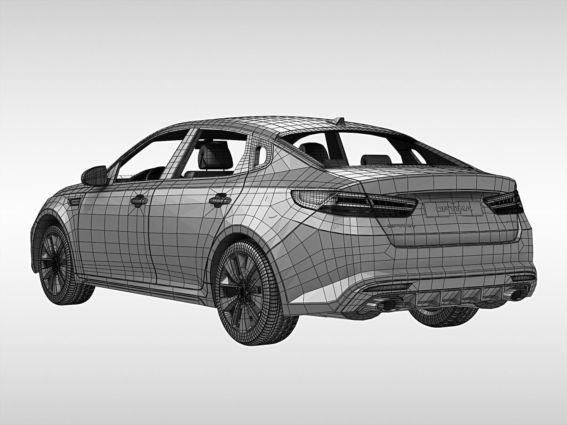 Kia Optima 2016 3D model | CGTrader