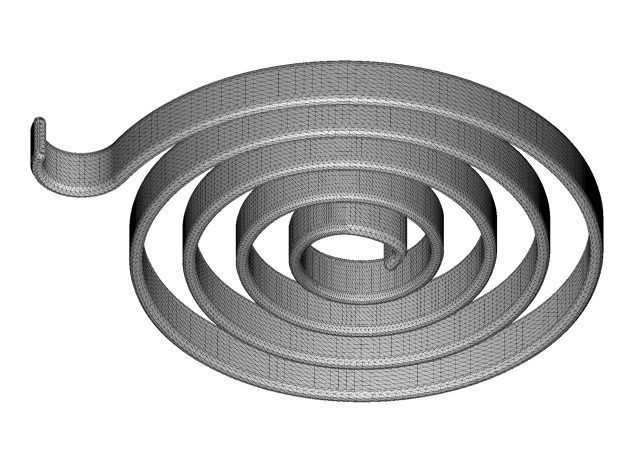 Spiral Torsion Spring 3D model 3D printable | CGTrader