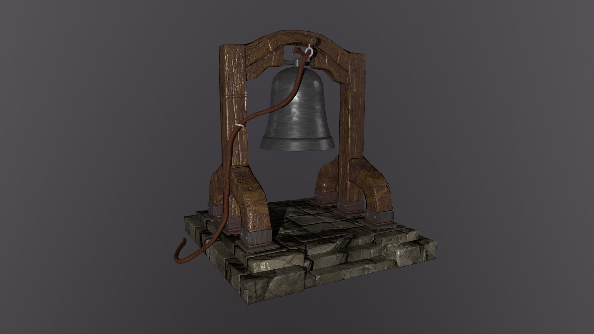 3D model Stylized Bell VR / AR / low-poly | CGTrader