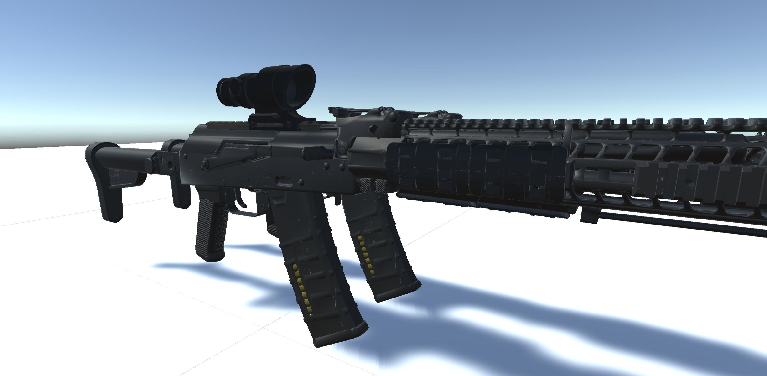 3D model AK-74M Zenit VR / AR / low-poly | CGTrader