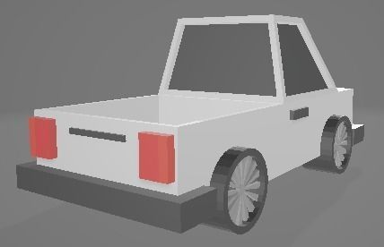 Blocky Truck free VR / AR / low-poly 3D model | CGTrader