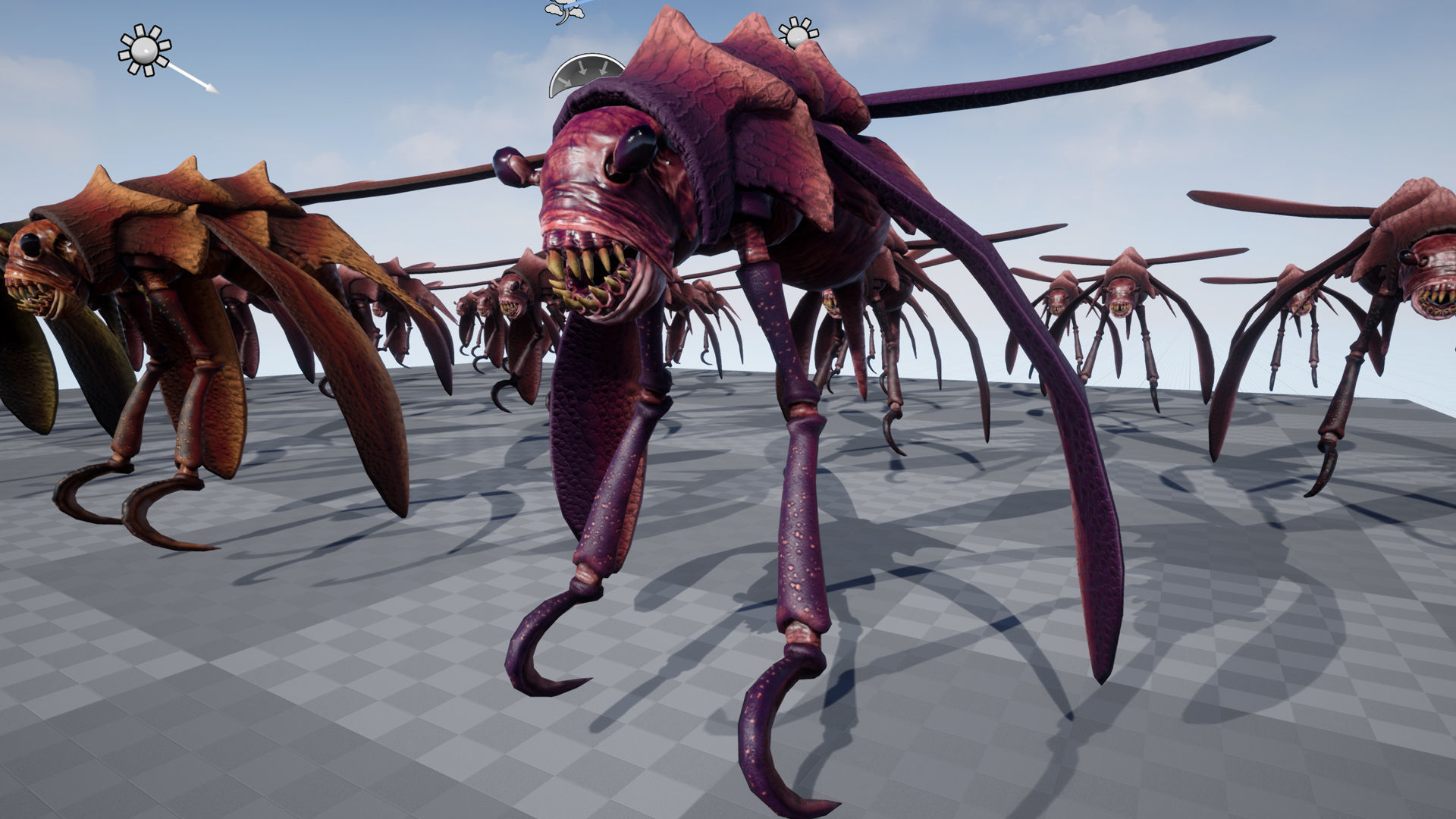 3D model Flying Shell Monster VR / AR / low-poly rigged animated | CGTrader