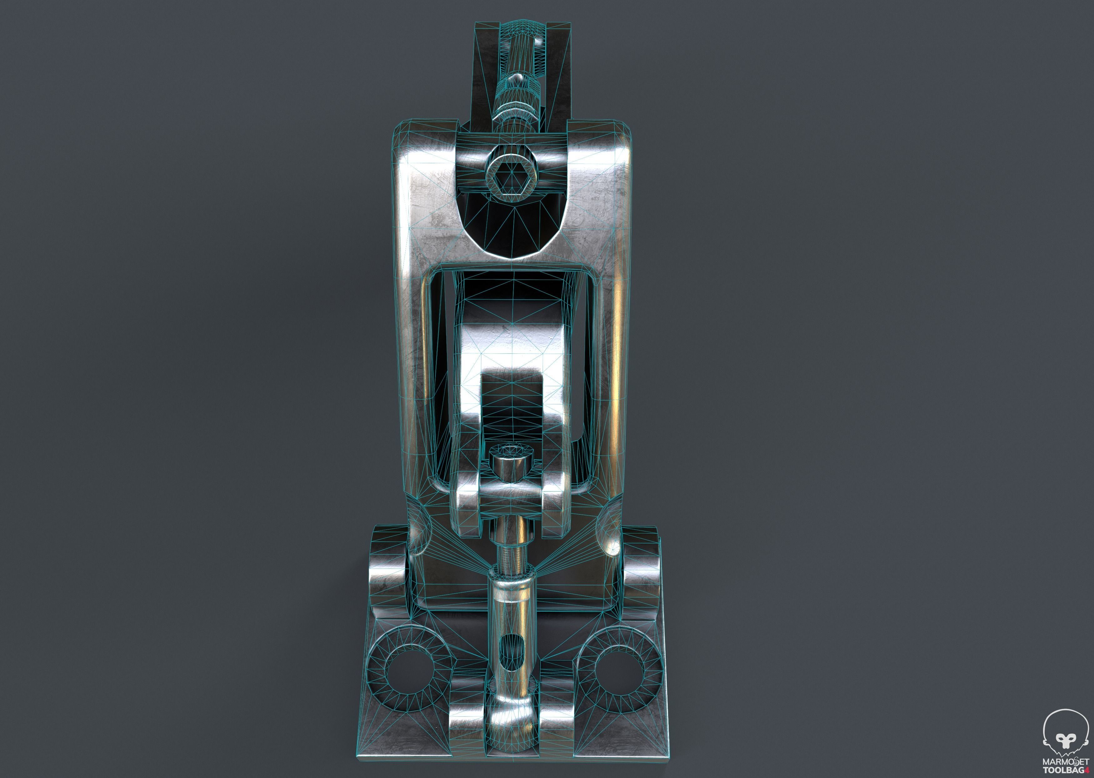 Mechanism metal clamp free VR / AR / low-poly 3D model | CGTrader