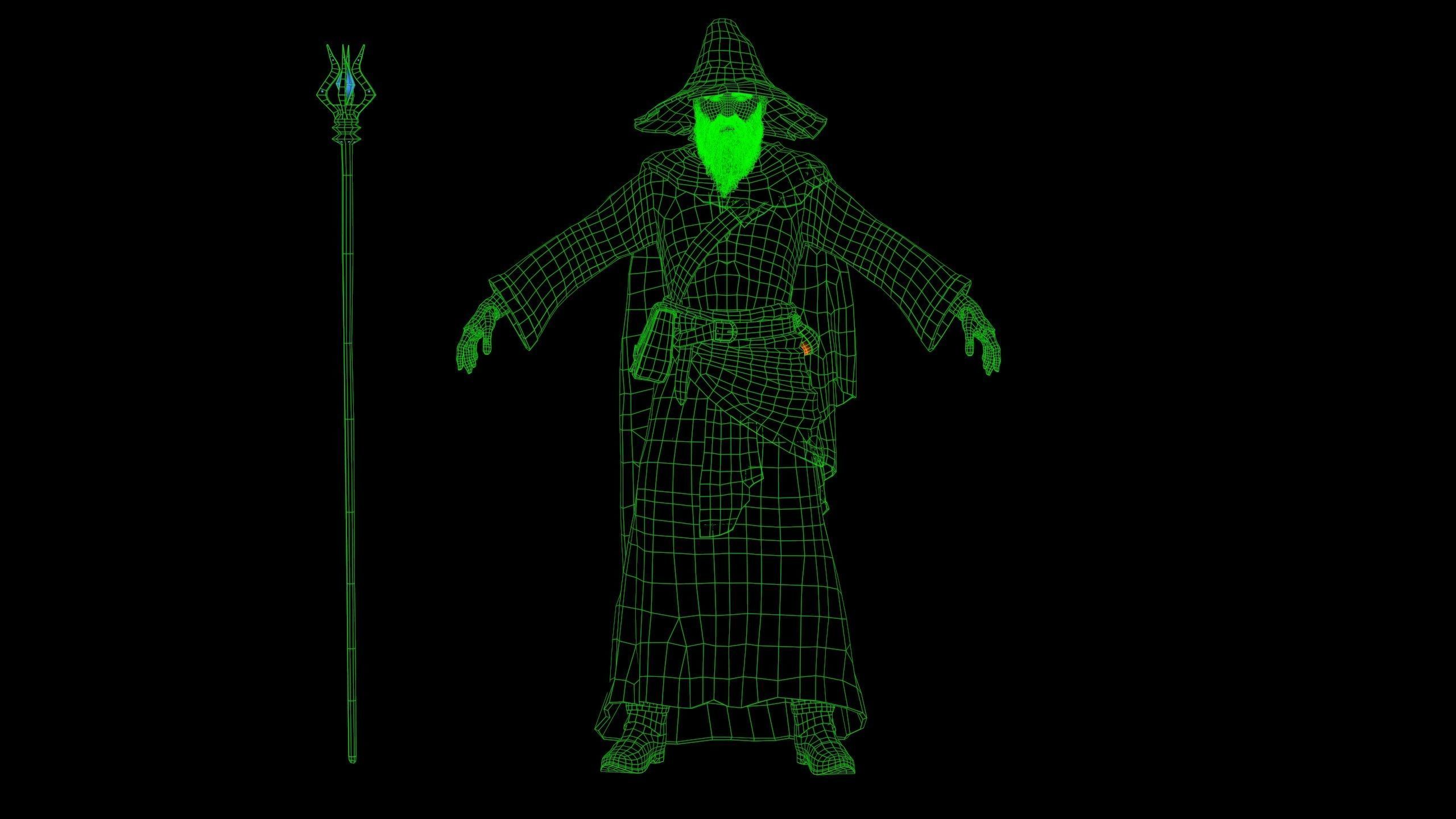 3D model magician VR / AR / low-poly | CGTrader