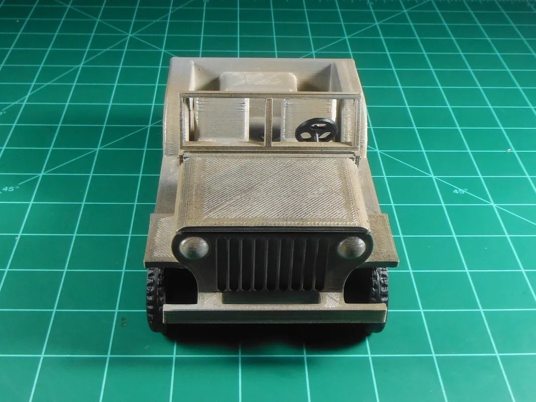 Simple Jeep 3D model 3D printable | CGTrader