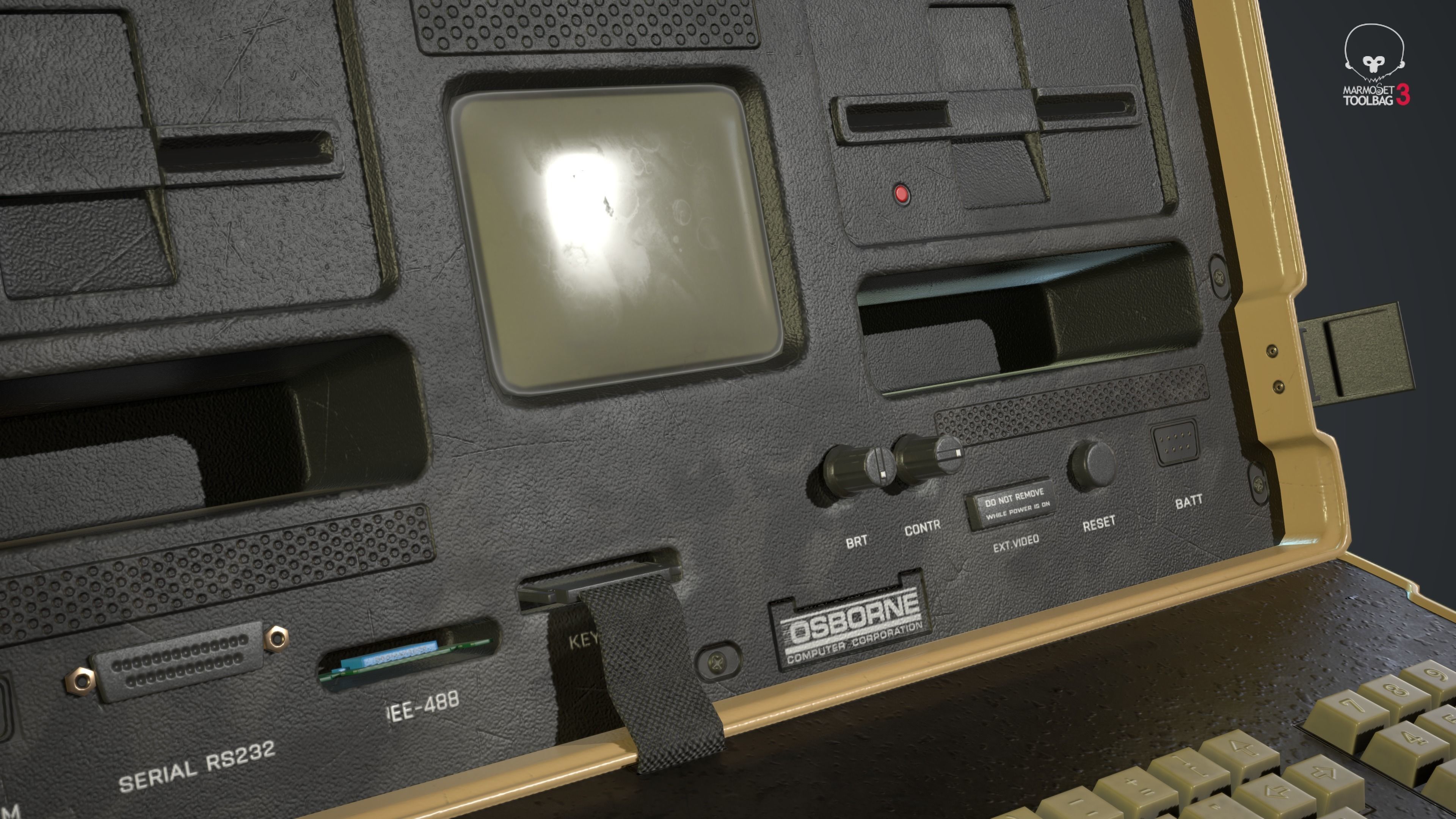 3D model Osborne 1 low poly gameready VR / AR / low-poly | CGTrader