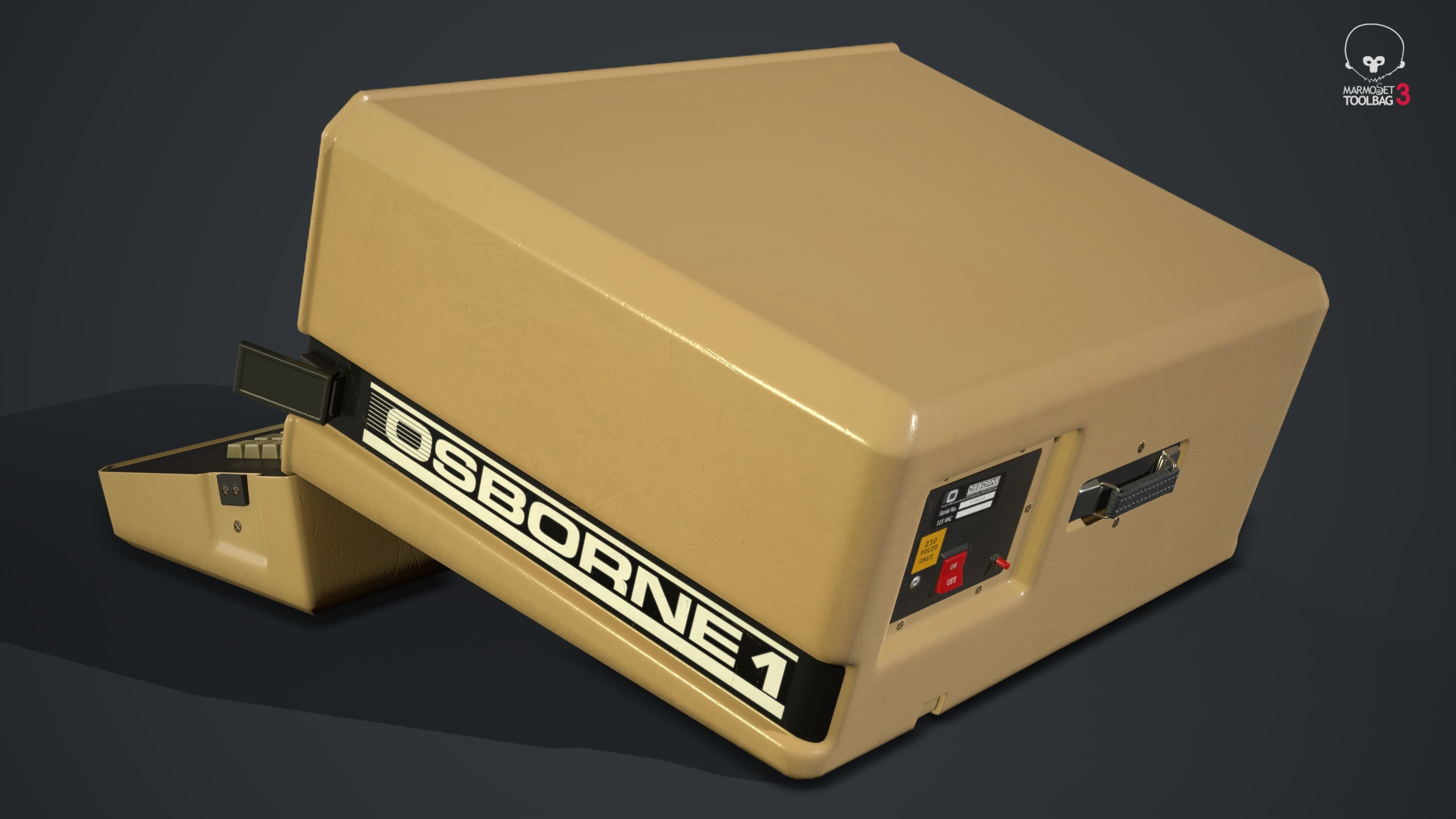 3D model Osborne 1 low poly gameready VR / AR / low-poly | CGTrader