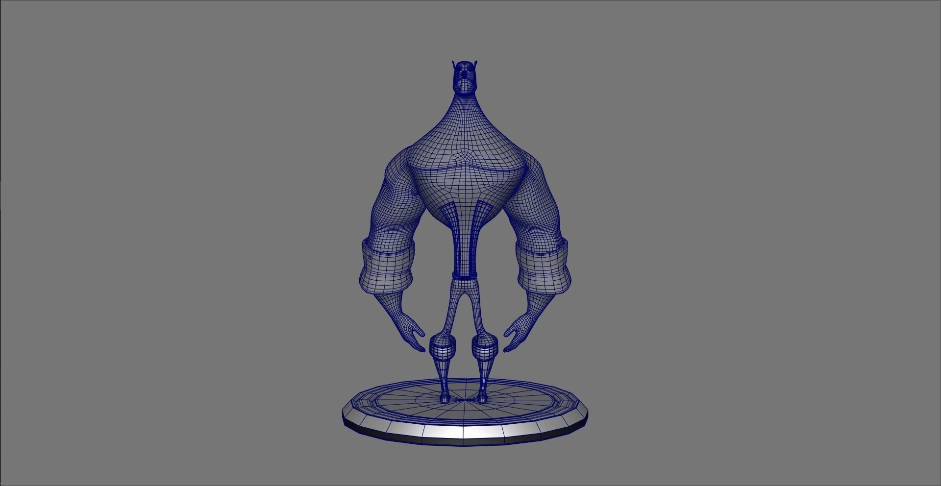 Cartoon bodybuilder character 3D model 3D printable | CGTrader
