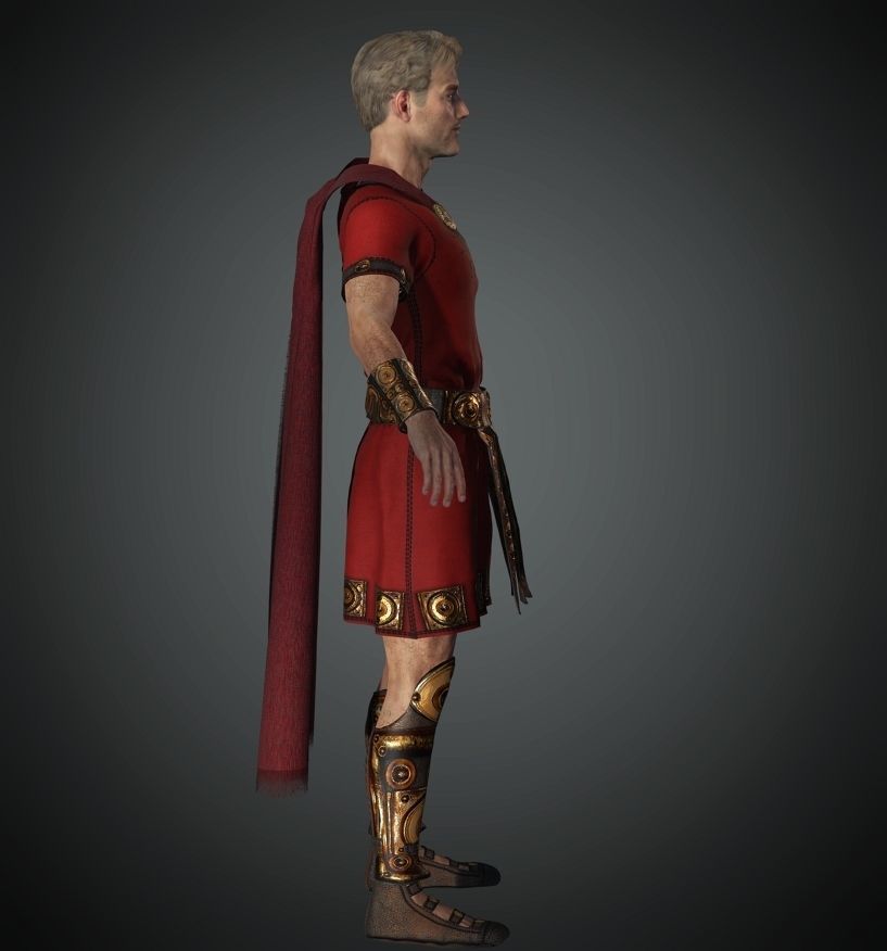 Ancient Rome General Brutus 3D model rigged | CGTrader