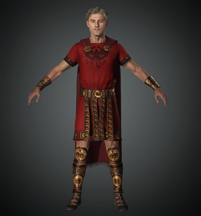 Ancient Rome General Brutus 3D model rigged | CGTrader