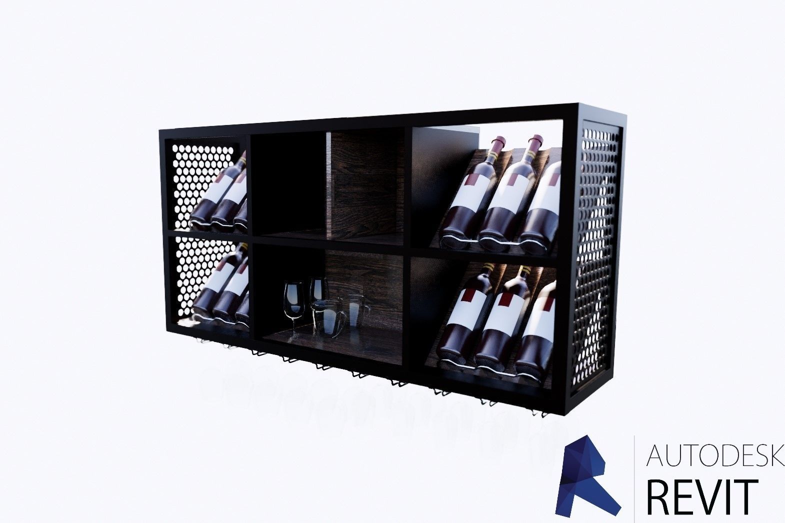 Wine container -Revit 2018- 3D model | CGTrader