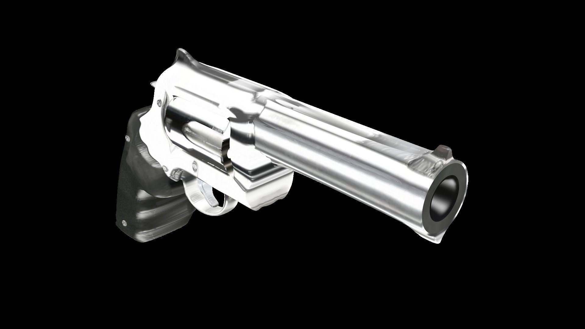 3D model Soft Army - Revolver Gun 38 - Low-poly 3D model VR / AR / low ...