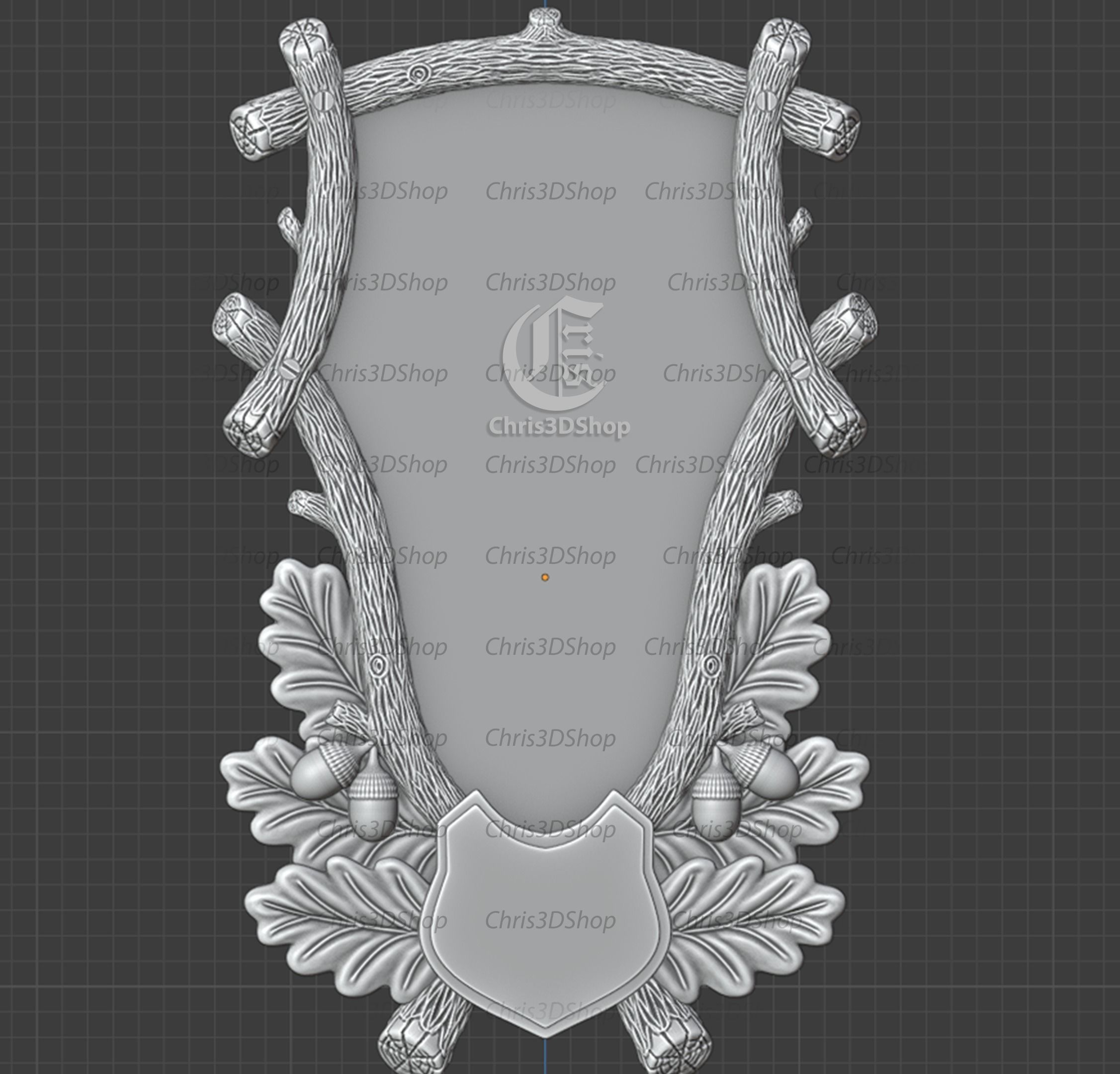 3D STL Files for CNC - Trophy Mounting Plaque V2 3D model | CGTrader