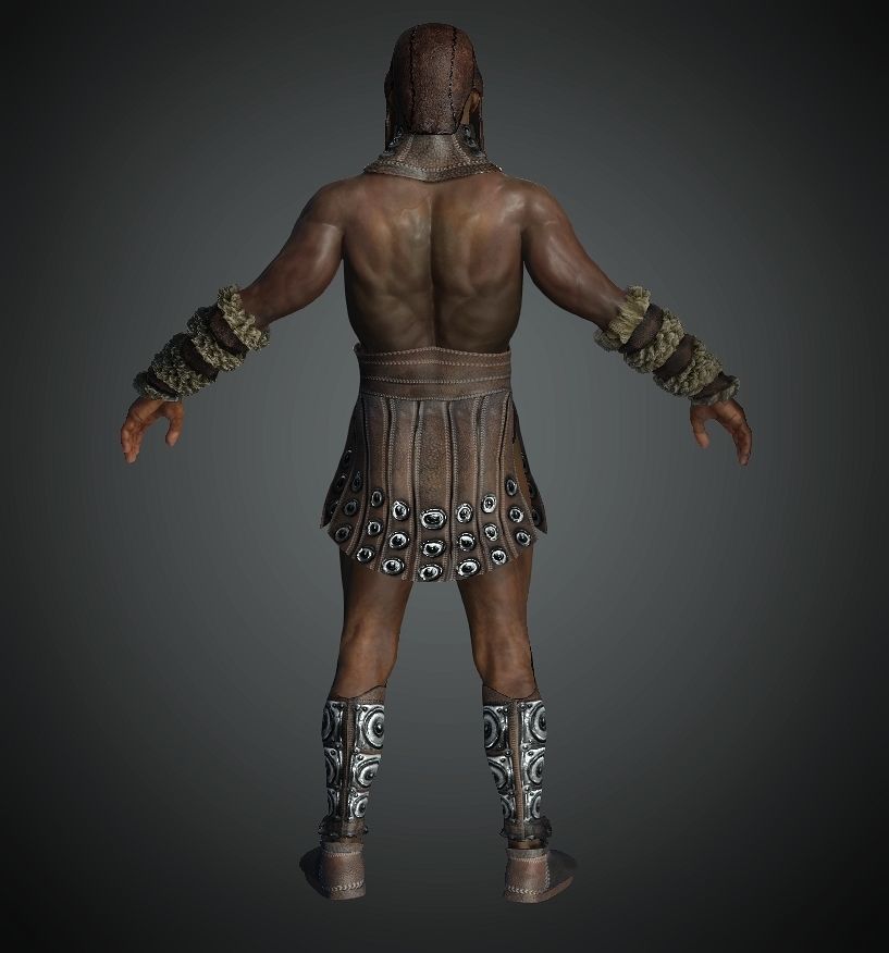 Ancient Rome Gladiator 3D model rigged | CGTrader