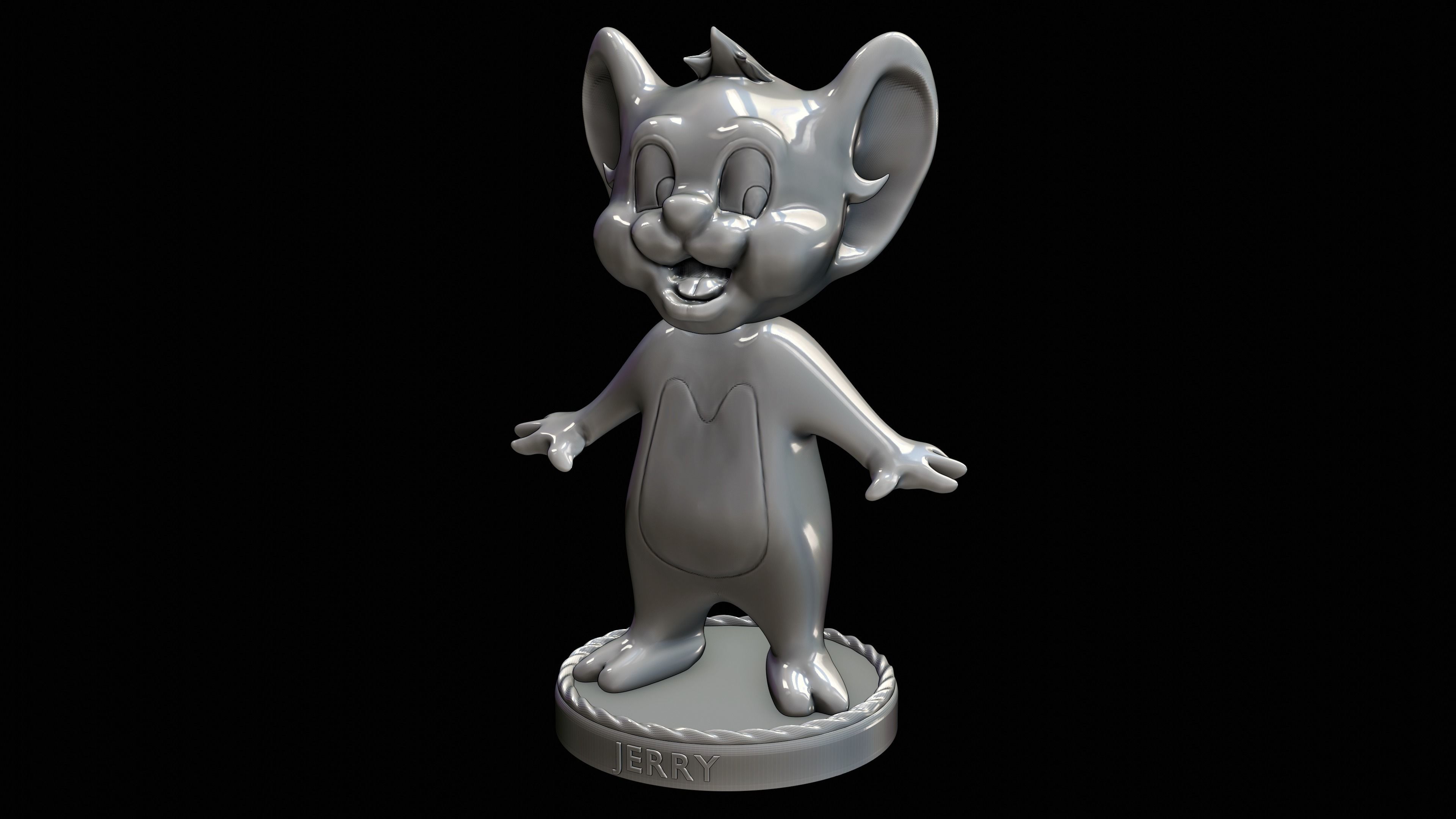 Jerry - 3D STL Model for 3D Printers 3D model 3D printable | CGTrader