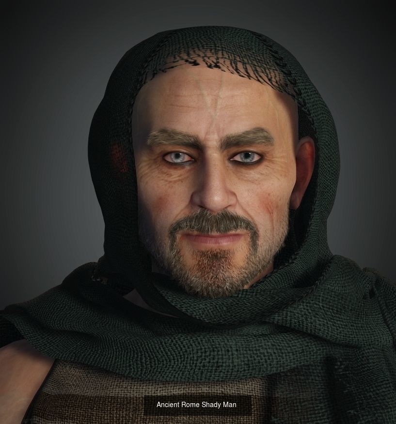 Ancient Rome Characters Collection | CGTrader