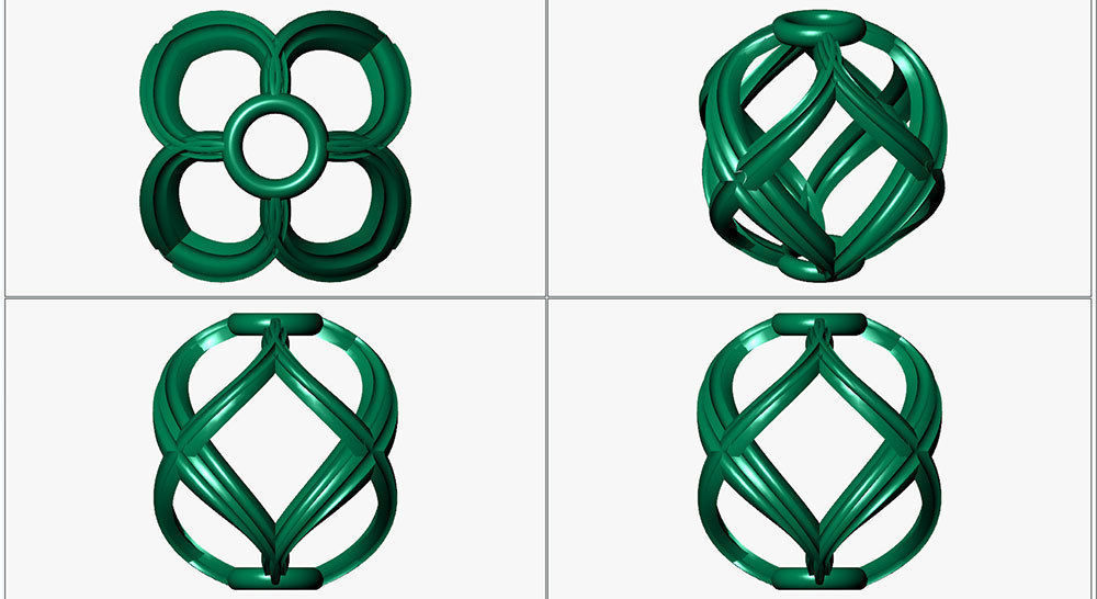 50 Spherical beads 3D model 3D printable | CGTrader