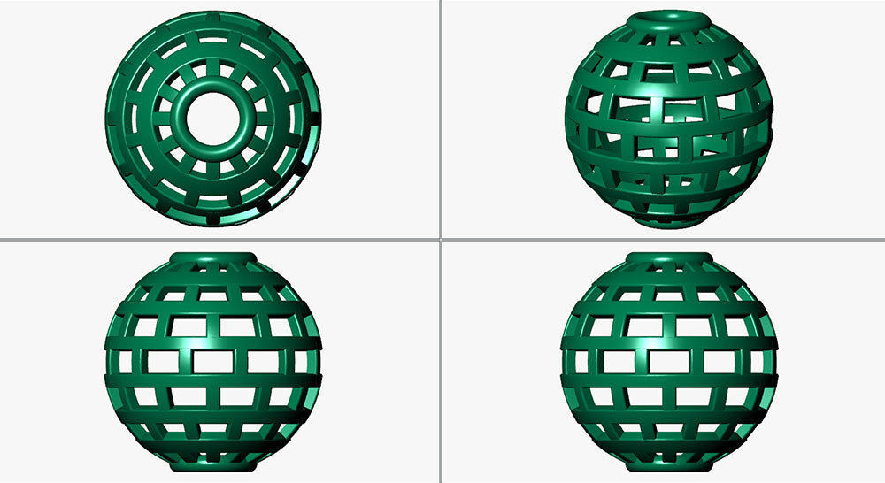 50 Spherical beads 3D model 3D printable | CGTrader