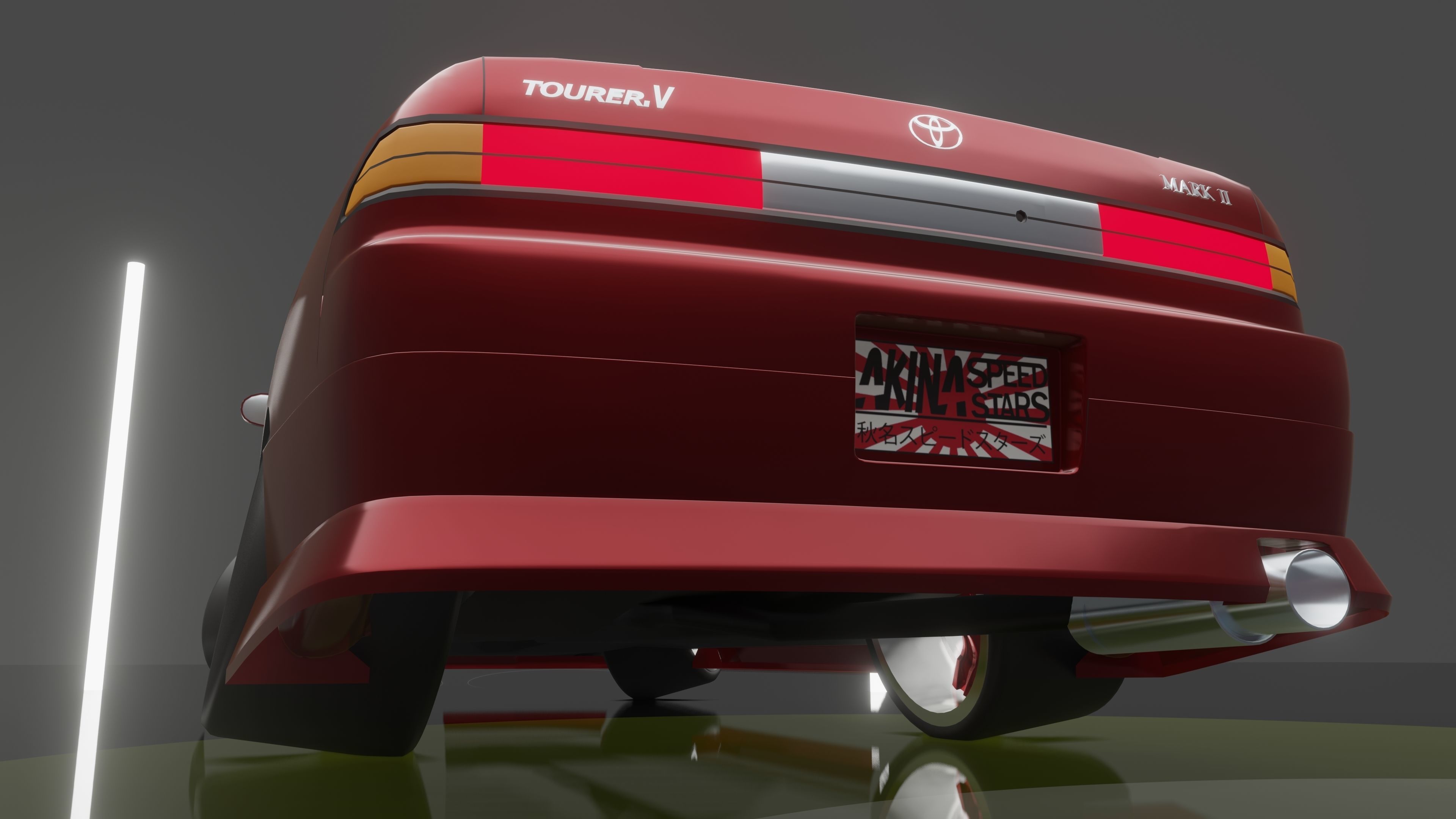 Toyota MARK 2 90 3D model | CGTrader