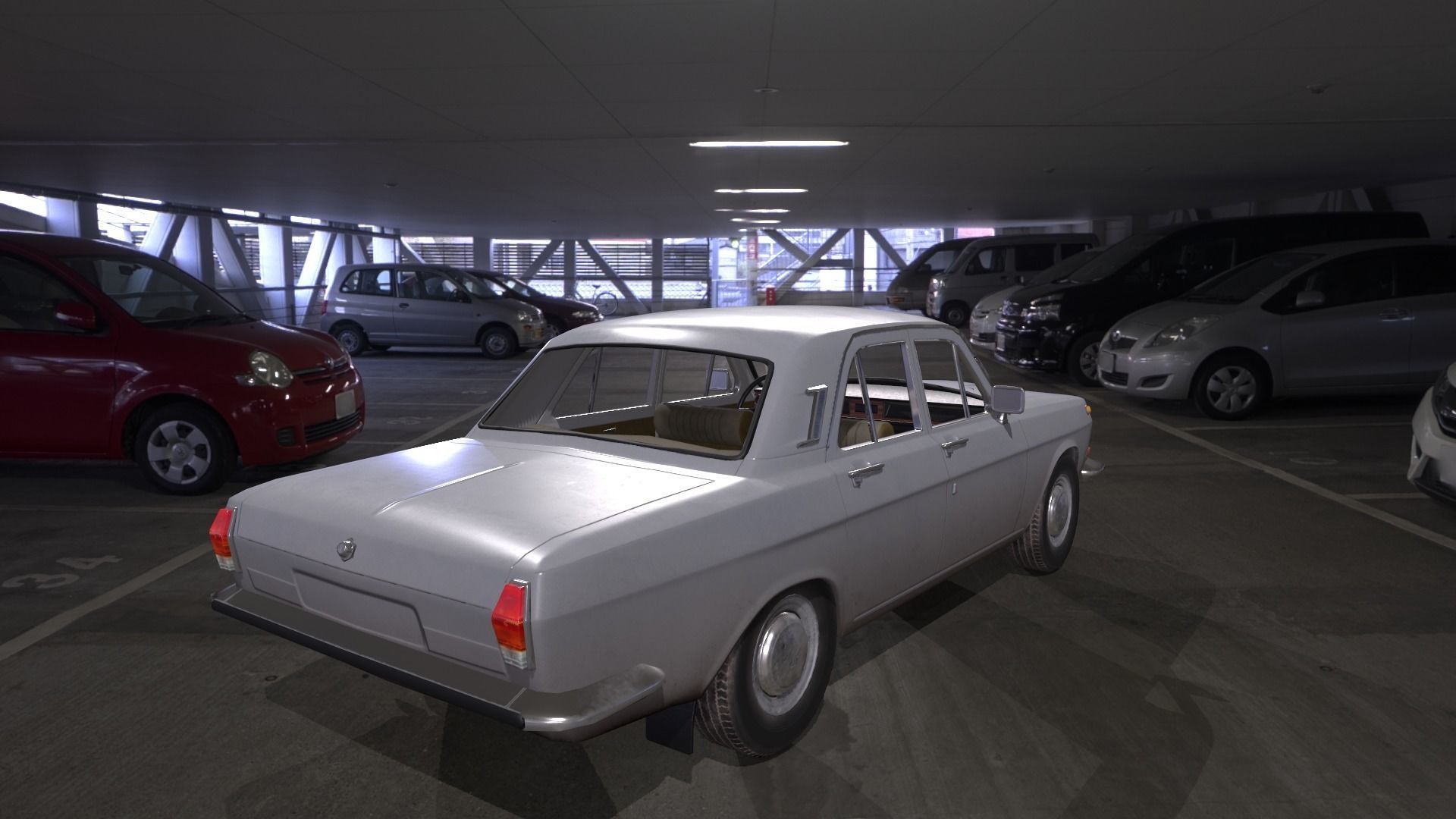 3D model GAZ24 Volga VR / AR / low-poly | CGTrader