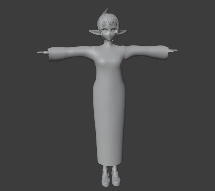 3D model 3d anime character c2 VR / AR / low-poly rigged | CGTrader