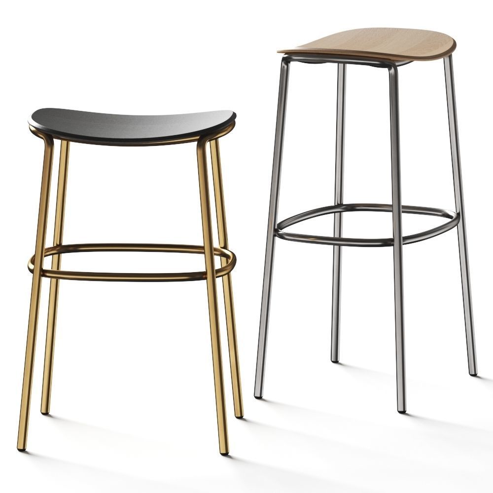 Scab Design Trick Wood Bar Stools 3D model | CGTrader