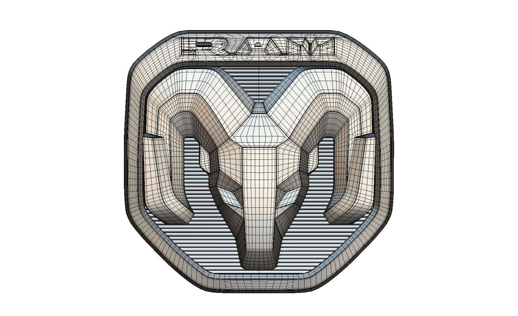 ram logo 3D model | CGTrader