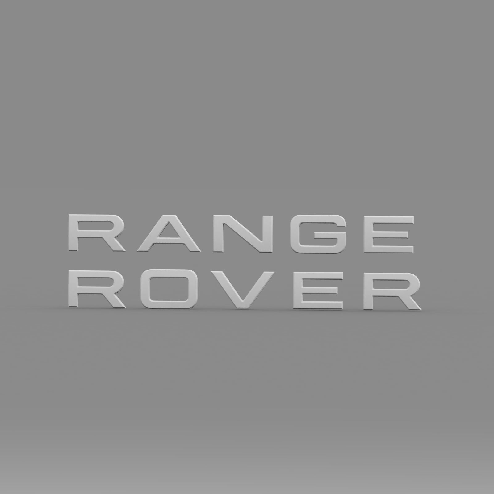 range rover logo 3D model | CGTrader