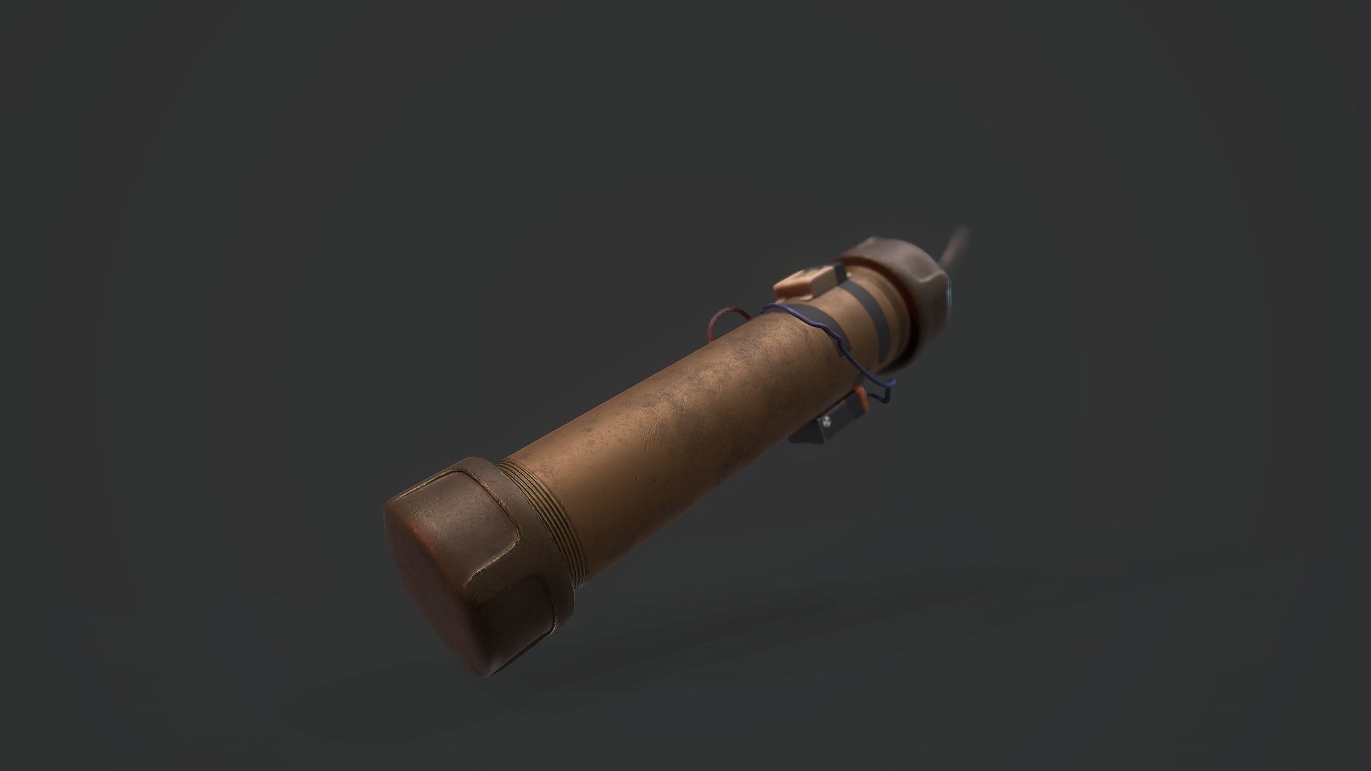 3D model Custom Grenade - Models and Textures Low-poly VR / AR / low ...