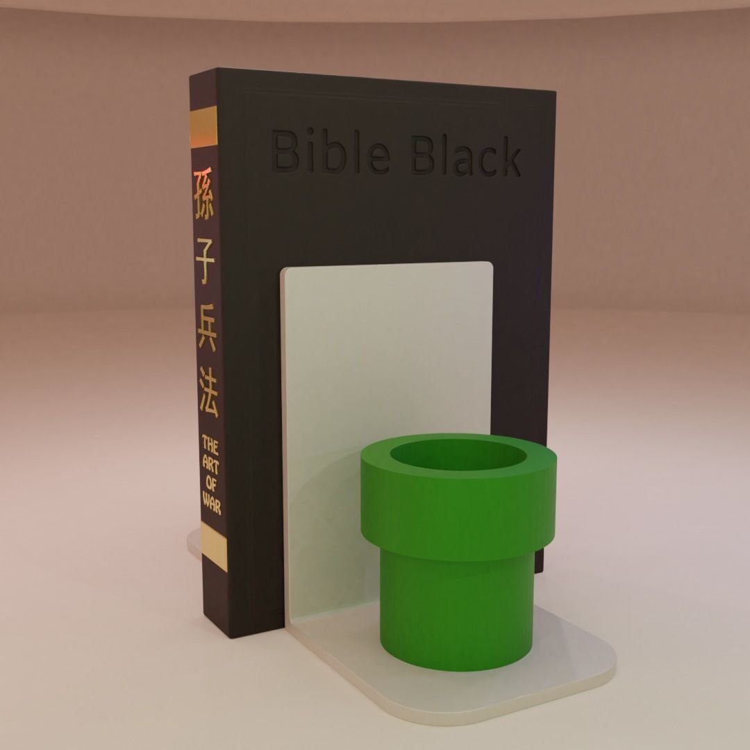 Super Mario Stage Bookends 3D model 3D printable | CGTrader