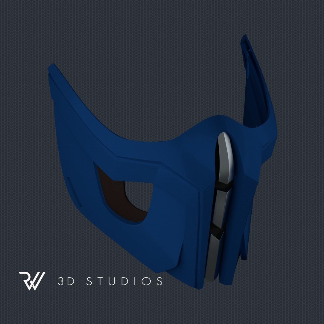MK11 Sub-Zero Mask V9 - STL File 3D model 3D printable | CGTrader