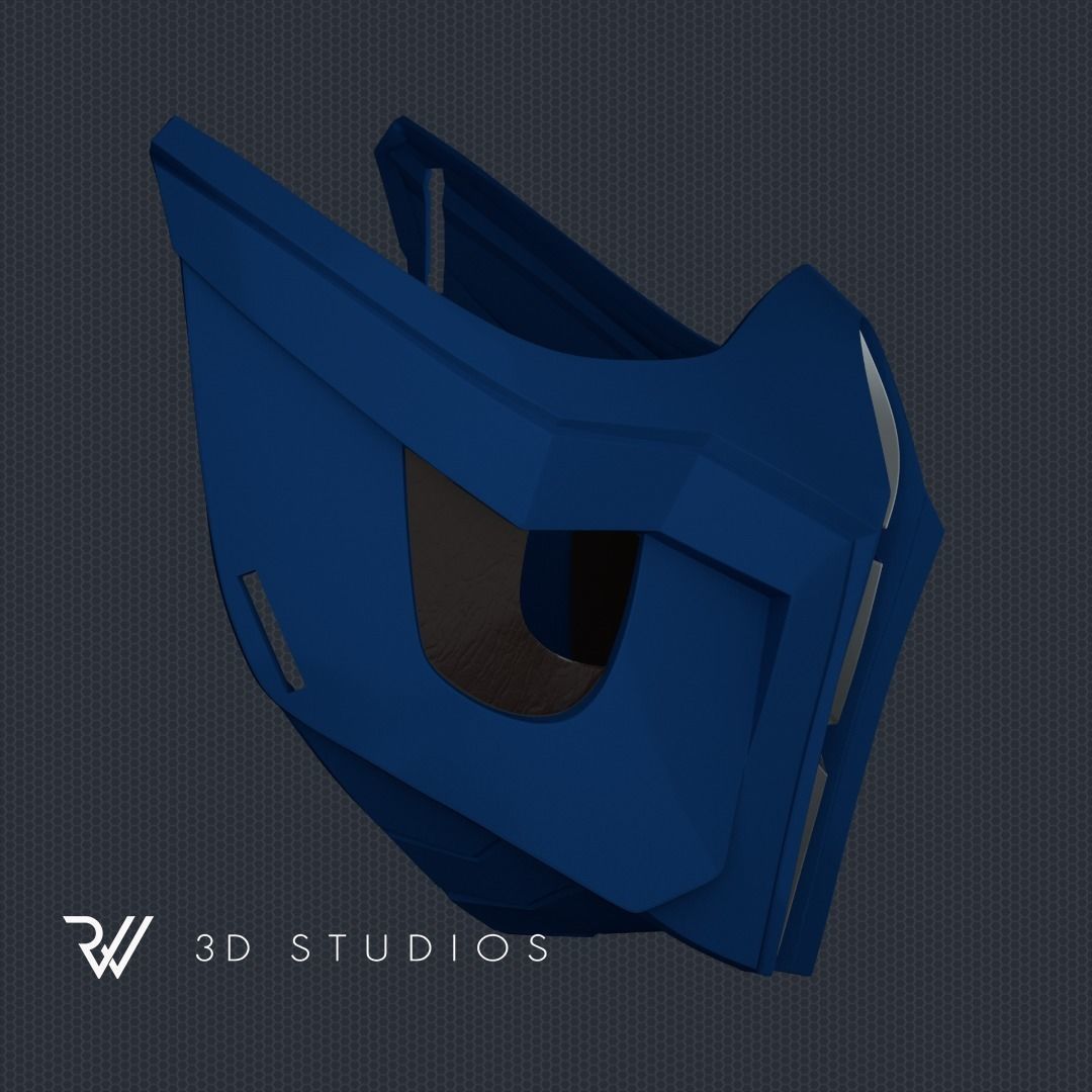 MK11 Sub-Zero Mask V9 - STL File 3D model 3D printable | CGTrader