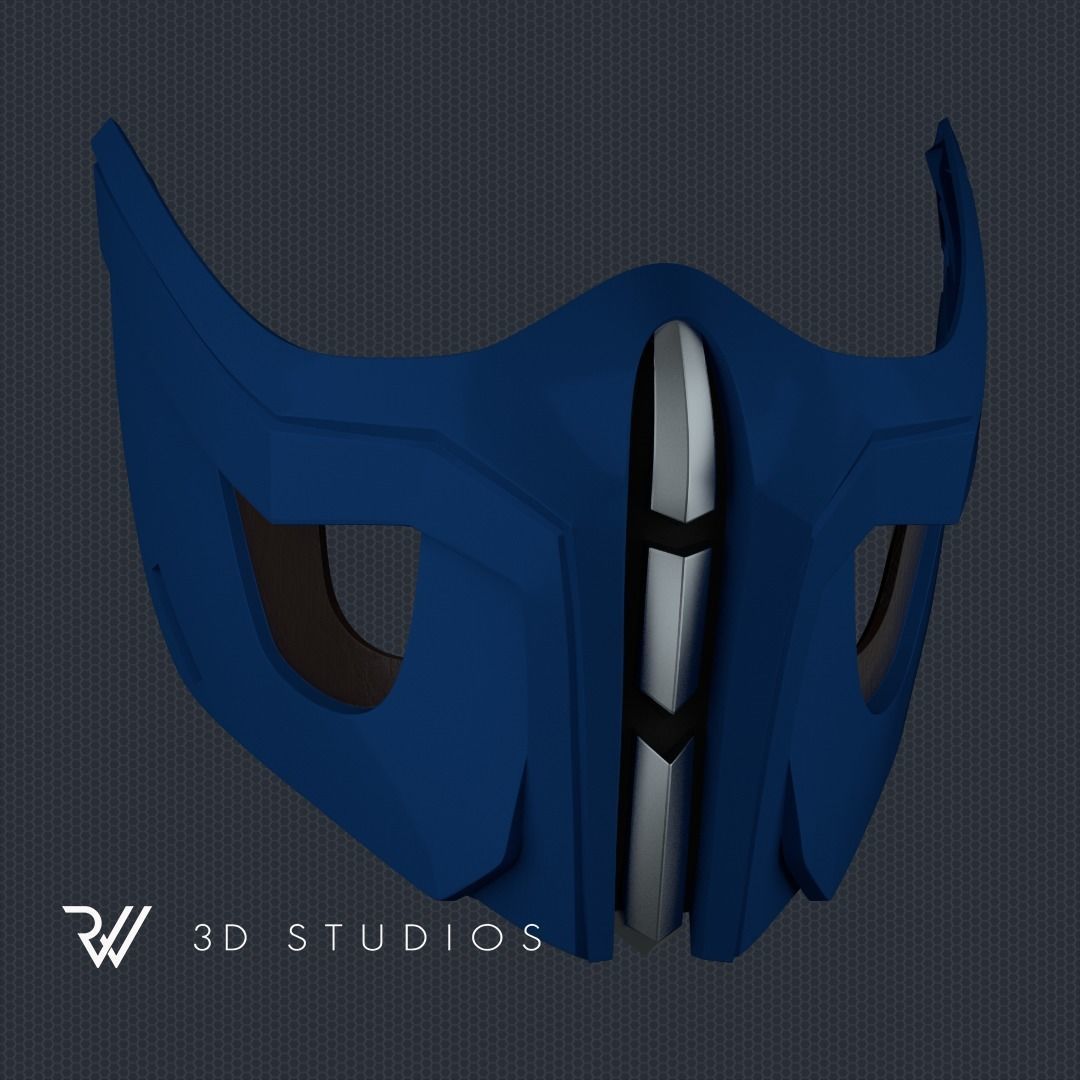 MK11 Sub-Zero Mask V9 - STL File 3D model 3D printable | CGTrader